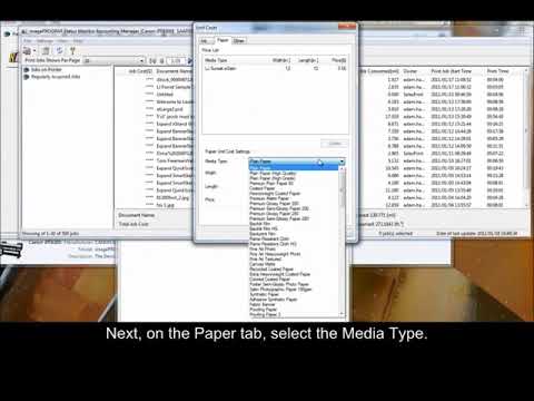 Canon Accounting Manager for iPF Series Printers - YouTube