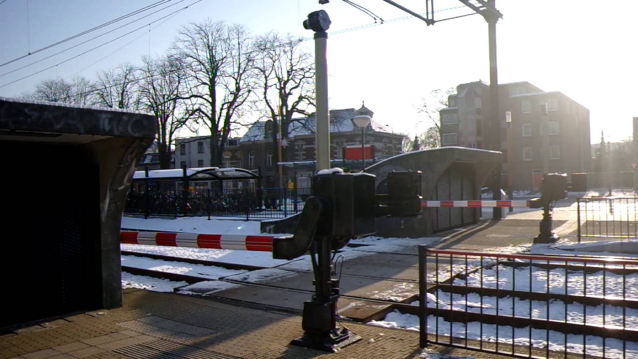 Dutch Railroad Crossing/ Level Crossing/ Bahnübergang/ Spoorwegovergang ...