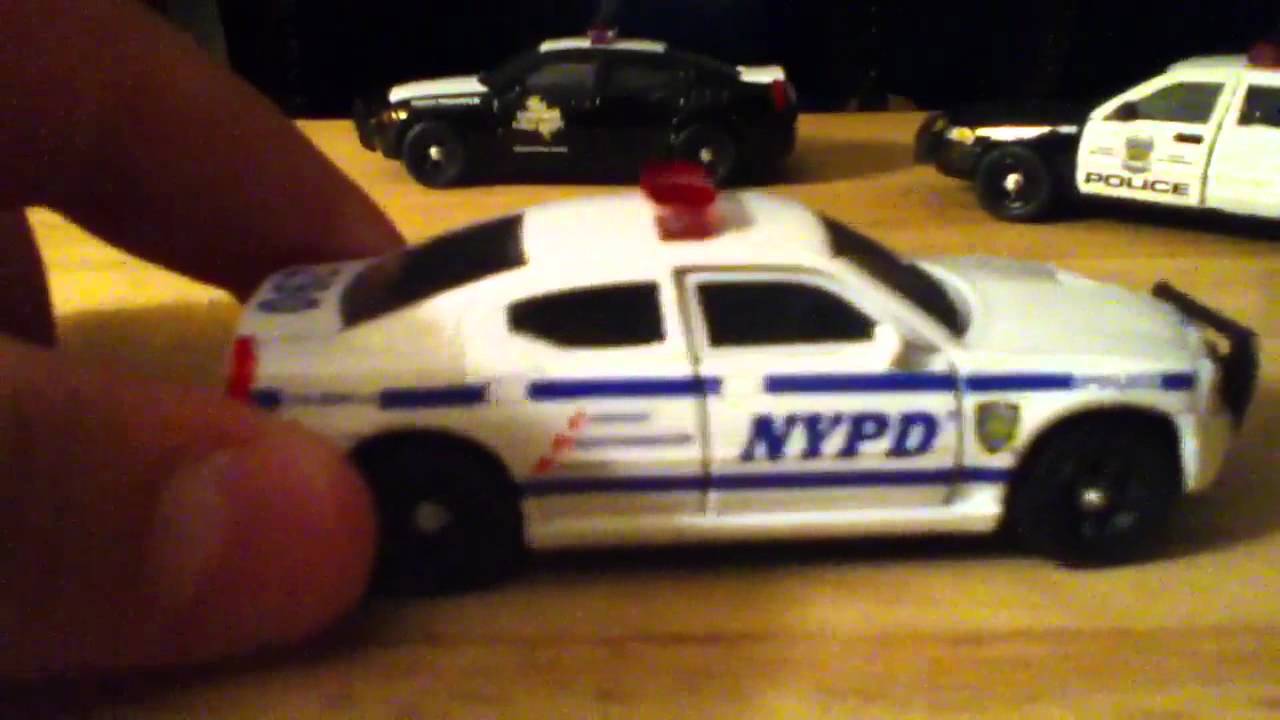 Jada police car collection - YouTube