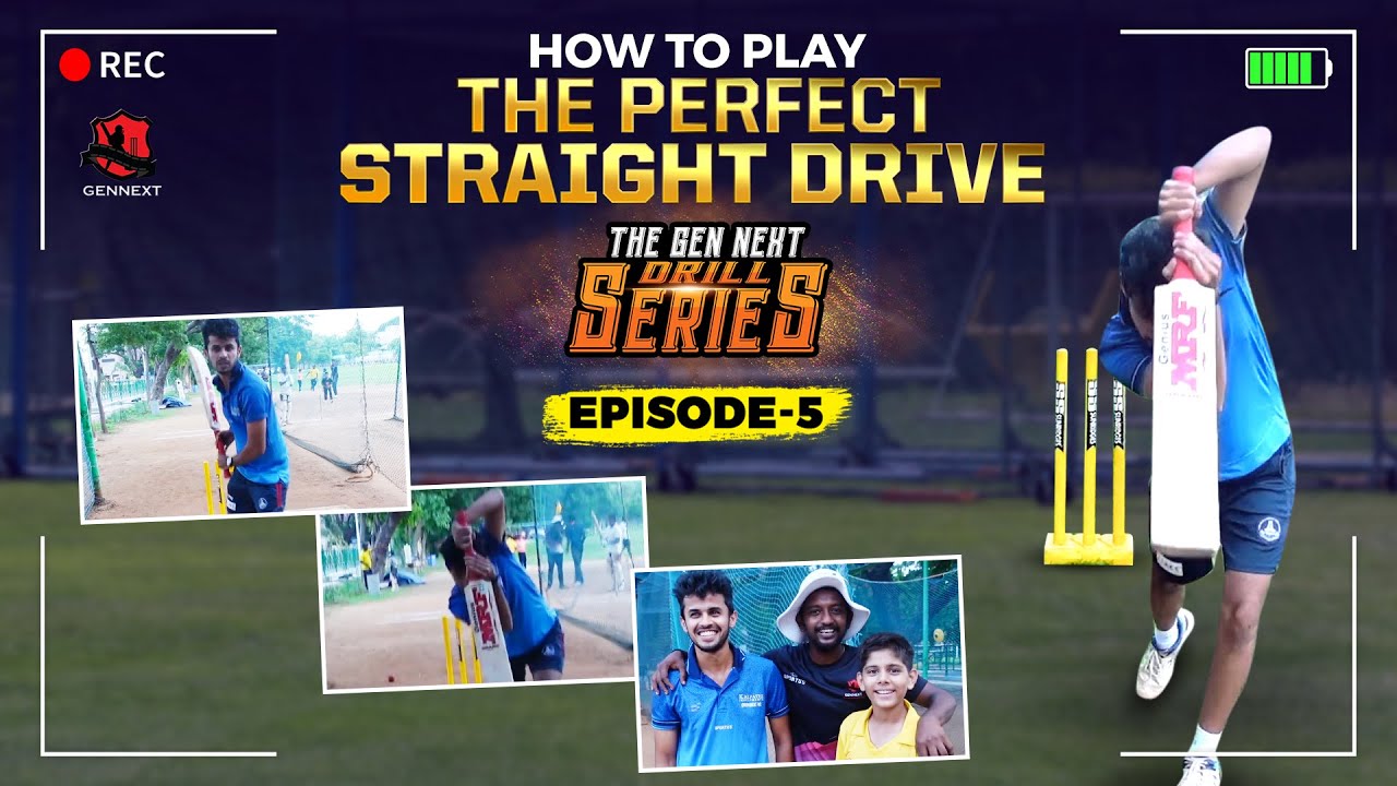 How to Play the Perfect Straight Drive | Beginner Drills | Coaching ...