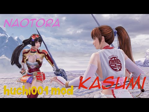 SC6, Kasumi, Xianghua and Naotora, Ami,  huchi001 mod, Soulcalibur 6, 4k
