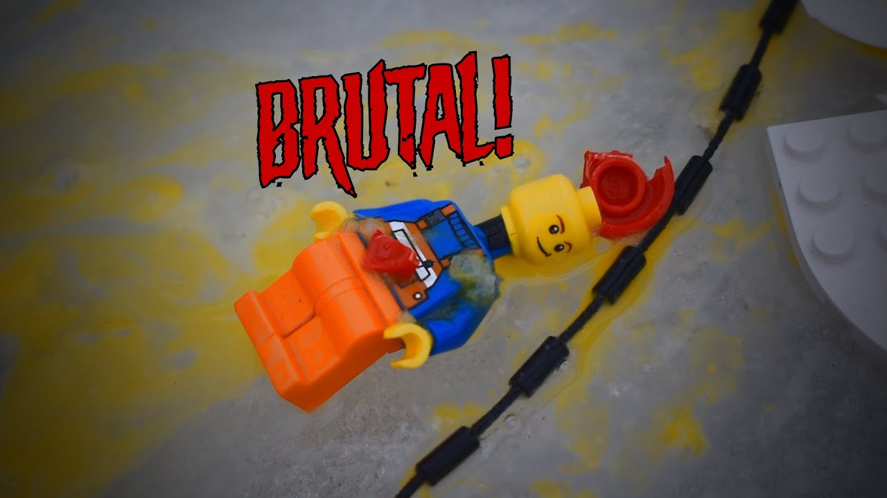 A man has fallen into the river in Lego City, but it's brutal - YouTube