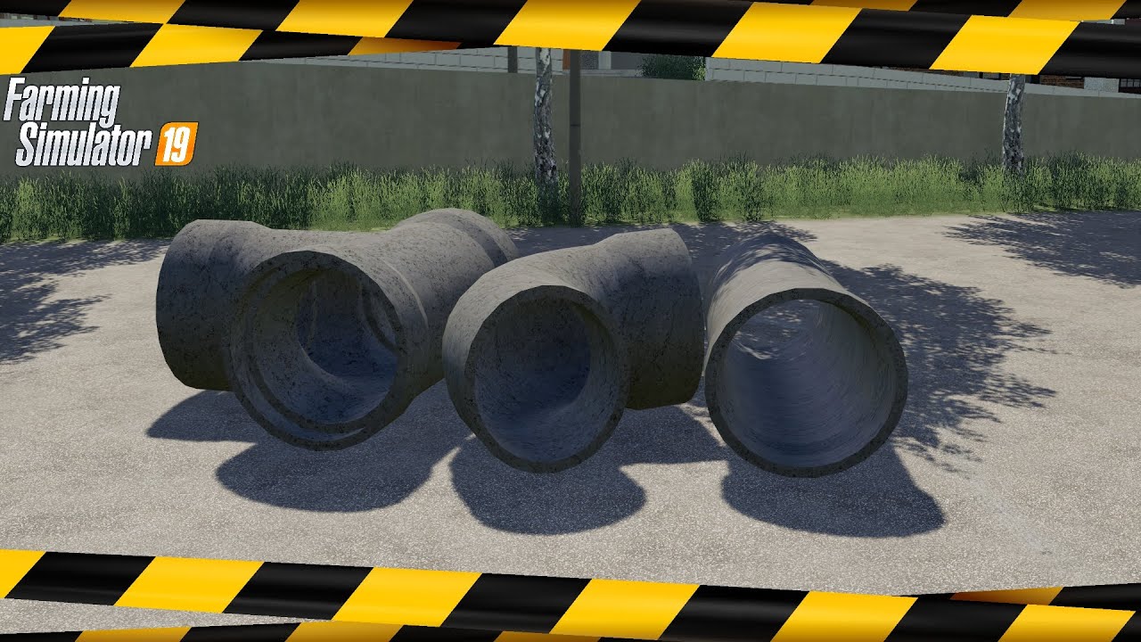 LS19 - Beton Rohre für deine Baustelle 🚧 Baustellenmods.de 🚧 - YouTube