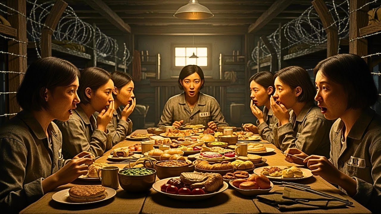 Japanese Female POWs Stunned by Food in American Camps - YouTube