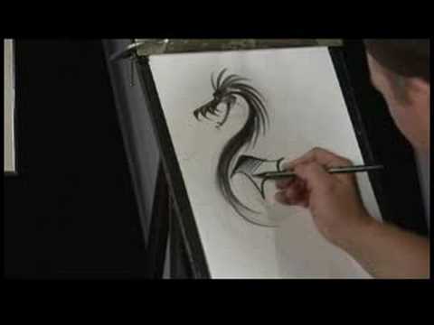 How to Draw : How to Draw a Dragon - YouTube