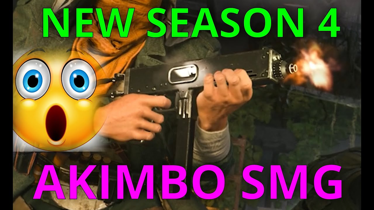 Call Of Duty Warzone - NEW AKIMBO SMG - SEASON 4 - YouTube