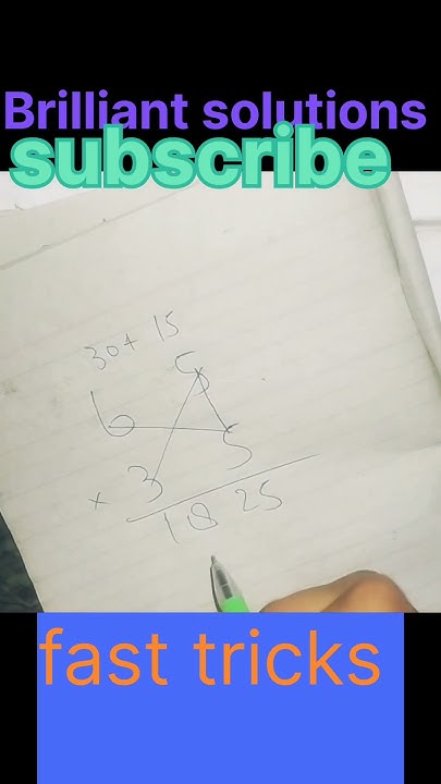 fast tricks /math tricks /interesting #fast #maths #viral shorts - YouTube