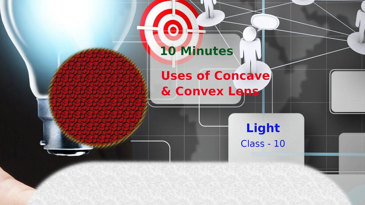 12 Uses Of Concave And Convex Lens class 10 ch 10 Light - YouTube