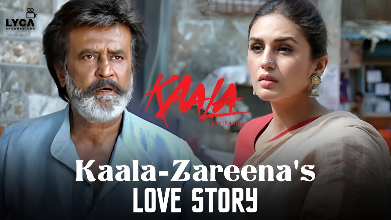 Kaala Movie Scene (Hindi) | Kaala-Zareena's Love Story | Rajinikanth ...