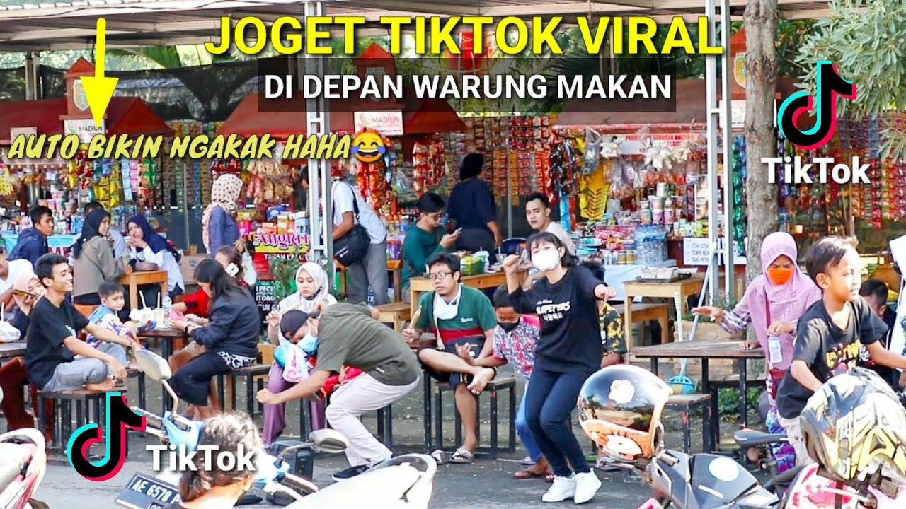JOGET TIKTOK VIRAL DI TEMPAT UMUM AUTO BIKIN NGAKAK ORANG LAGI ...