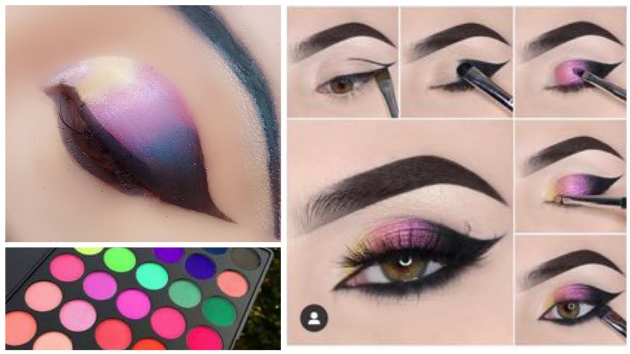 beautiful wing eyeshadow makeup look 😍 party eyes makeup tutorials 🤍 ...