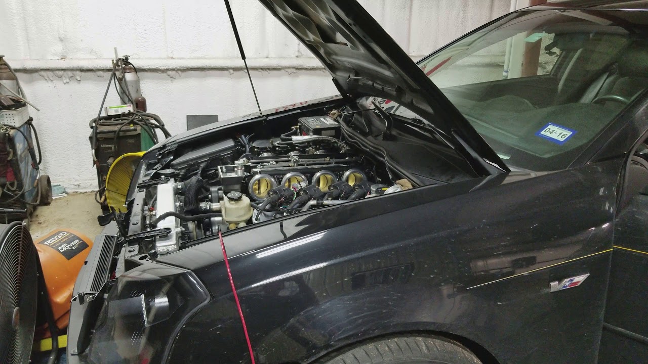 05 CTS-V LSX454 Harrop intake - YouTube