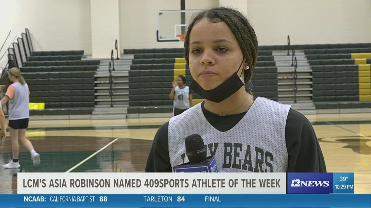 LCM's Asia Robinson named 409Sports Athlete of The Week - YouTube
