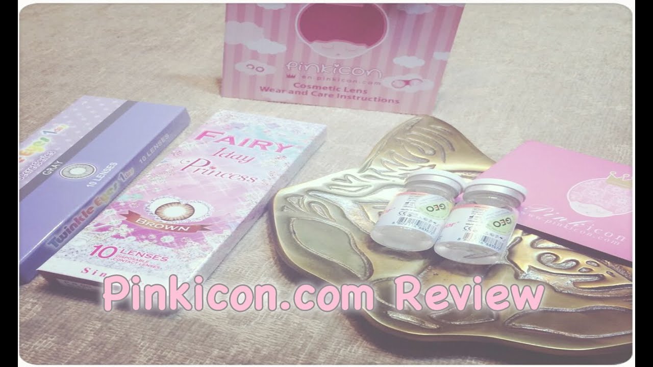 Pinkicon.com Unboxing & First Impression! (Circle Lenses) - YouTube