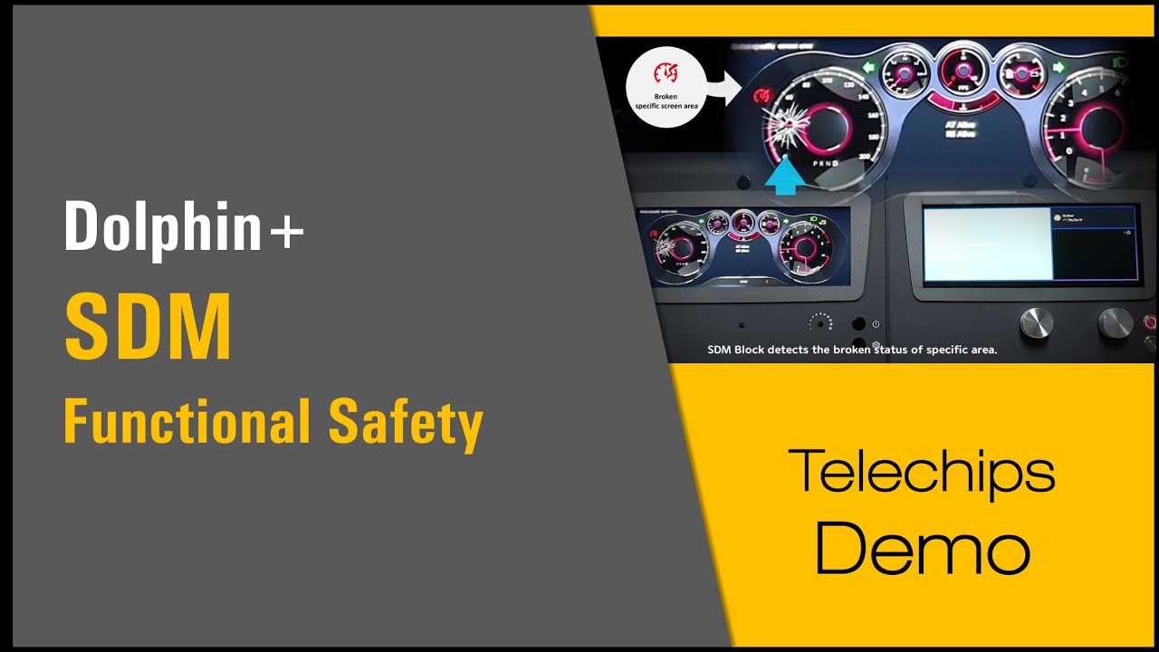 (Telechips Dolphin+) SDM Functional Safety Demo (KIOSK, Navigation ...