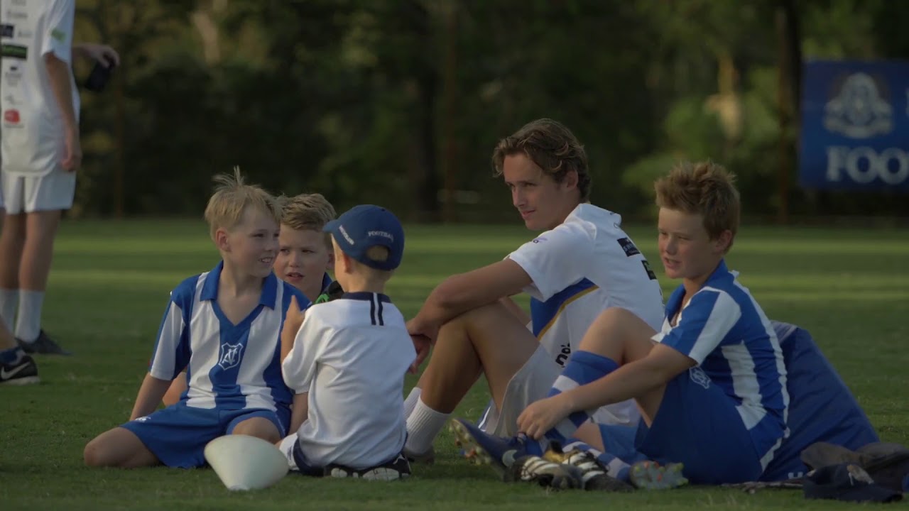 Nudgee Football Football training session with Tottenham Hotspur April ...