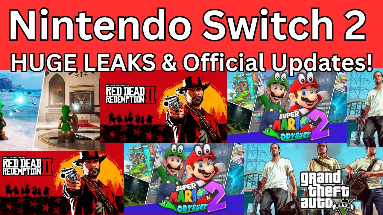 Nintendo Switch 2 – HUGE LEAKS & Official Updates! 🚀🔥 - YouTube