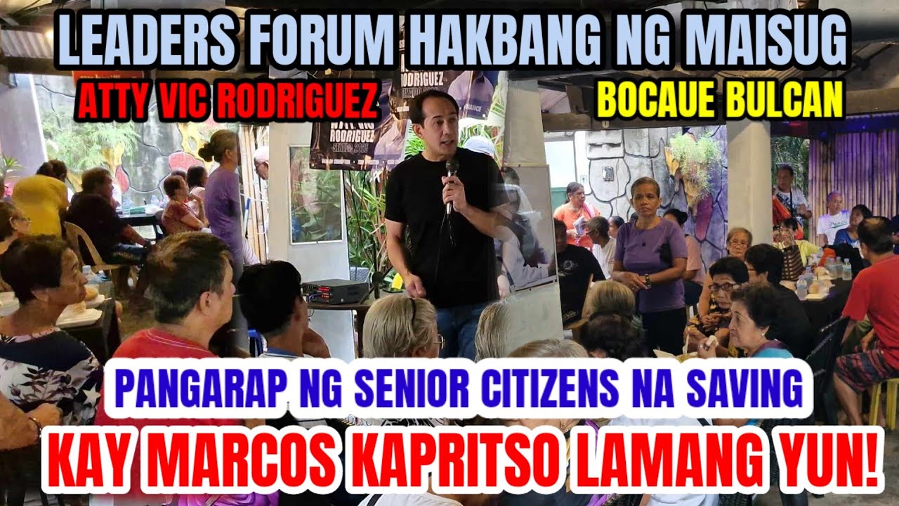HAKBANG NG MAISUG!! LEADERS FORUM SA BRGY BAMBANG BOCAUE BULACAN. - YouTube