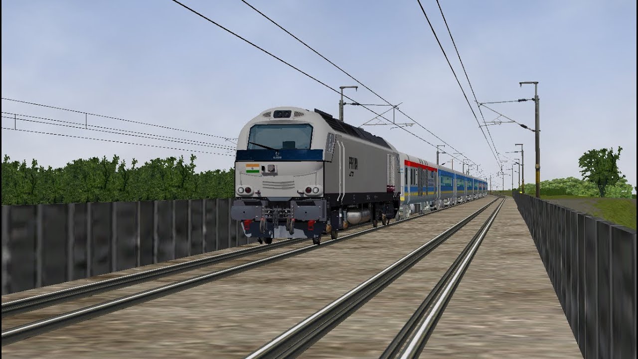 Alstom Prima II With Gatimaan Express. - YouTube