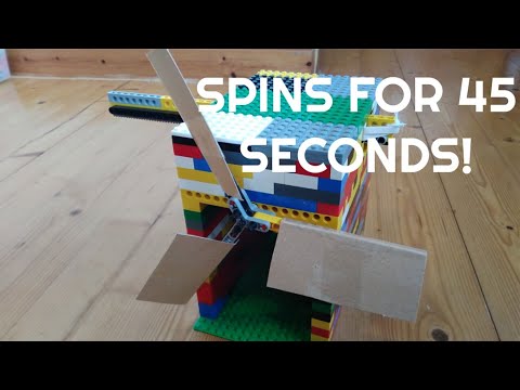 Lego Wind-Up Fan - YouTube