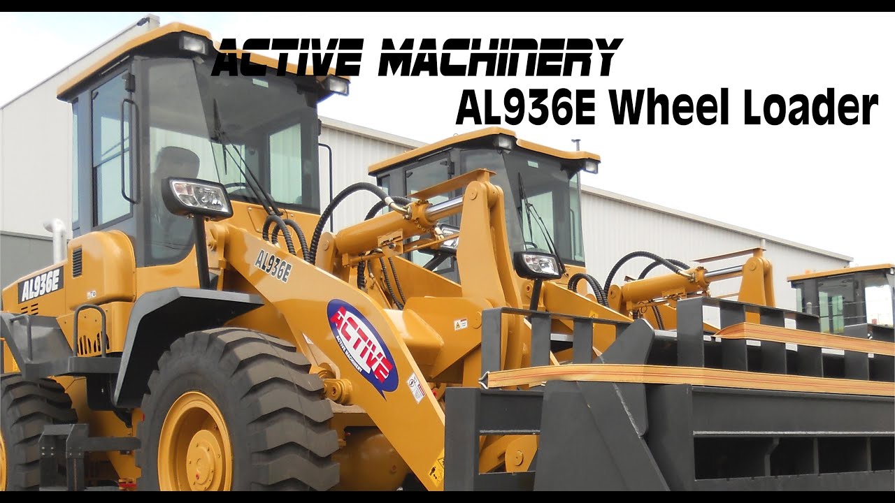 Active Machinery AL936E Wheel Loader - YouTube