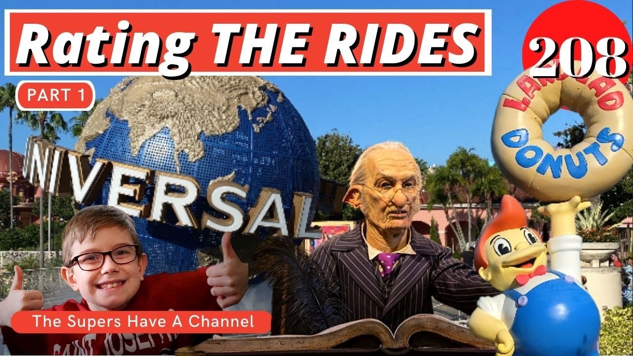 Universal Studios ORLANDO Attraction RATINGS | Part One | The Super ...