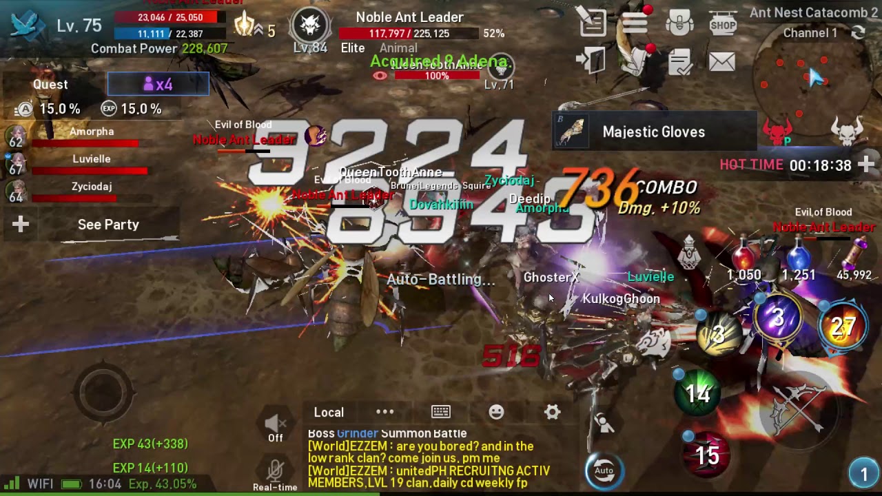 Lineage 2 Revolution - Ant Nest Catacomb 2 - YouTube