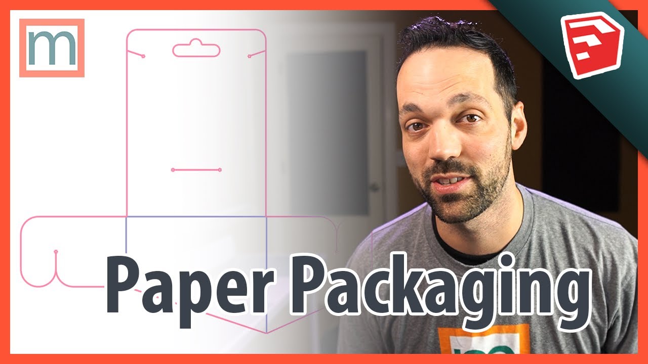 Designing Paper Packaging in SketchUp | Exporting TRUE curves ...