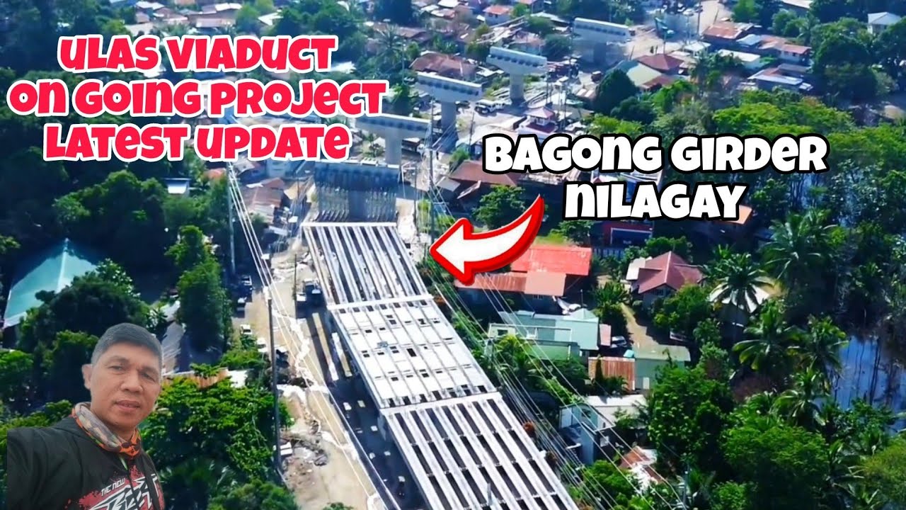 Ulas Viaduct latest update august 6,2024 may mga girder na kinabit # ...