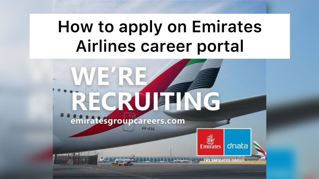 How to apply on Emirates Airlines with the updated career portal - YouTube
