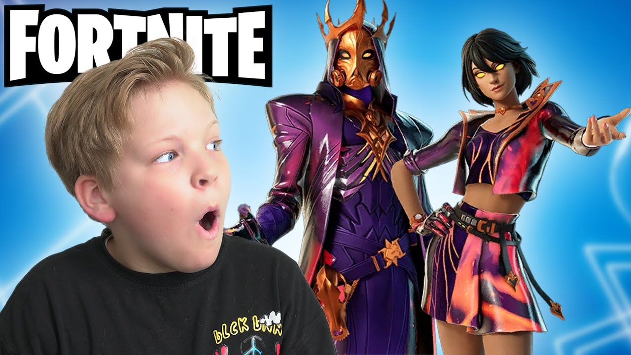 Akim & Dad play Fortnite with Hades & Aphrodite in Titanflame skins ...
