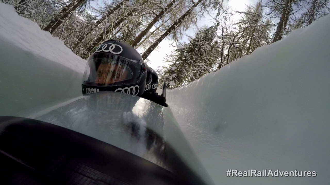 The world's oldest bobsled run - St. Moritz, Switzerland - YouTube