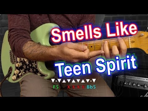 Nirvana - Smells Like Teen Spirit Gitar Dersi - Guitar Lesson - How to Play?