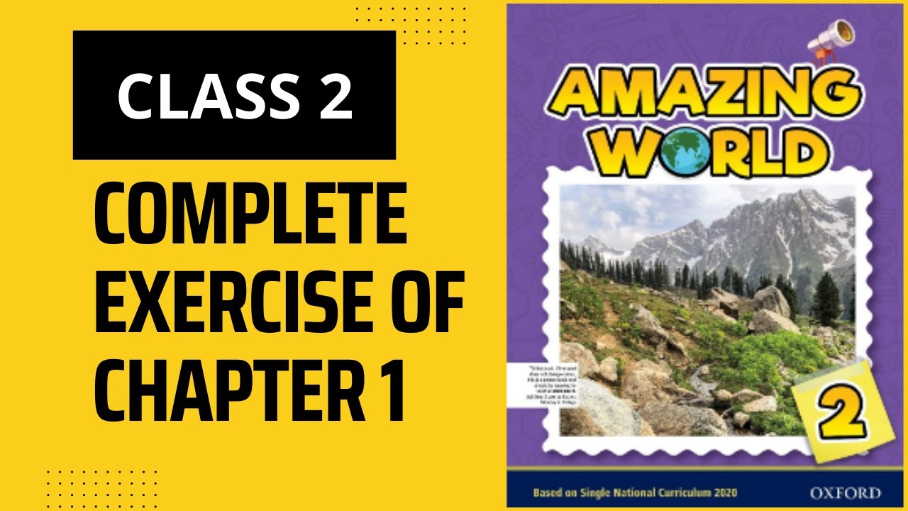 Amazing world book class 2 | Chapter 1 our country complete exercise ...