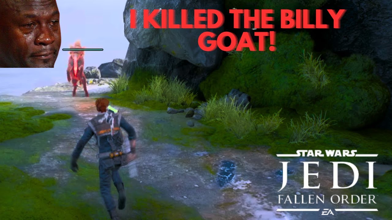NO GOATS WE'RE HARMED;) (Star Wars Jedi Fallen Order) - YouTube