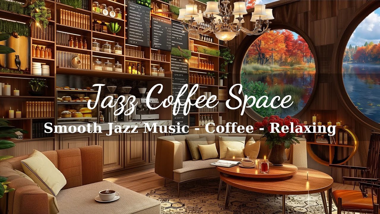 Soft Jazz Instrumental in Cafe Background Music☕Jazz Relaxing Music for ...