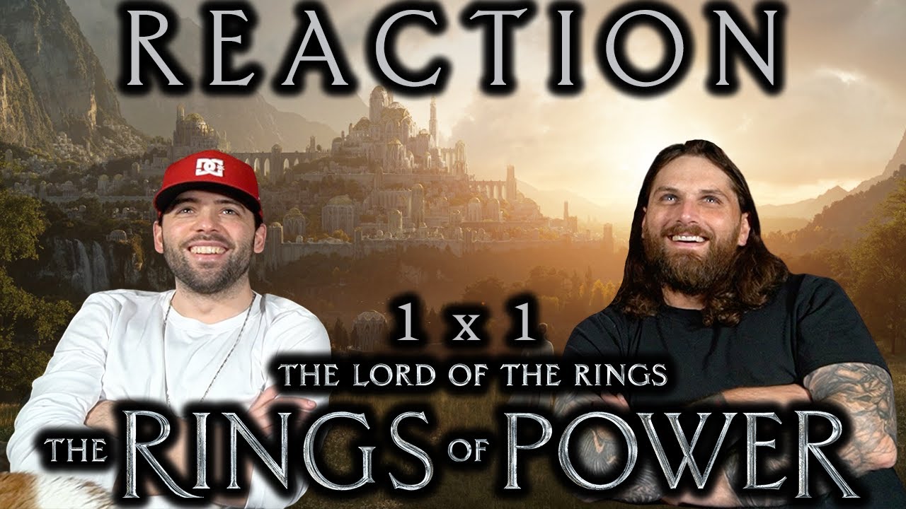 The Rings of Power 1x1 REACTION!! "A Shadow of the Past" | The Lord of ...