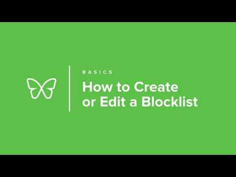 How to Create or Edit a Blocklist in the Freedom App - YouTube