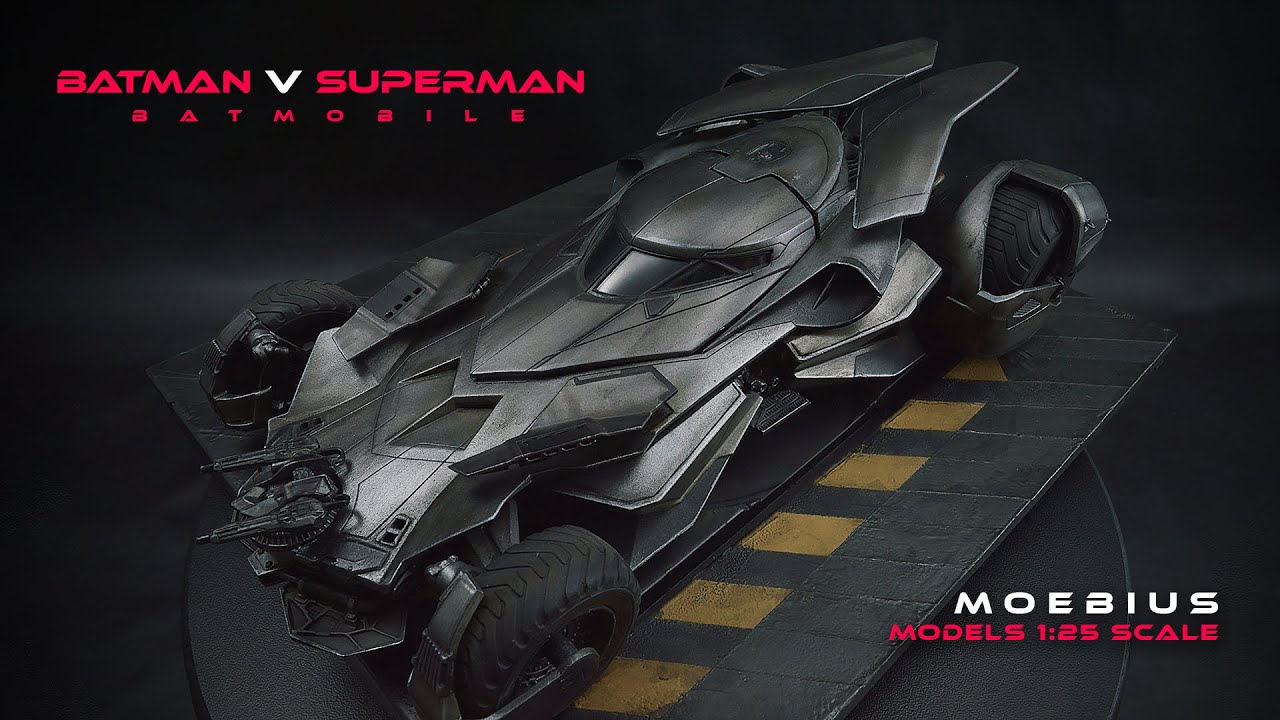 Batman v Superman Batmobile Moebius Models 1:25 Scale Part 01 - YouTube