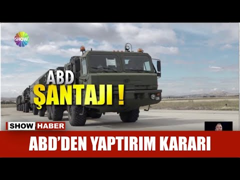 ABD'den yaptırım kararı