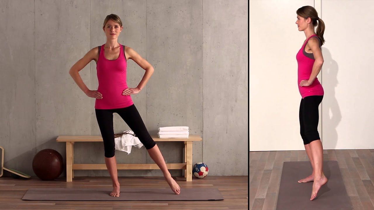 Foot Rehab: Standing on One Leg with Combination of Steps - Leg Axis ...