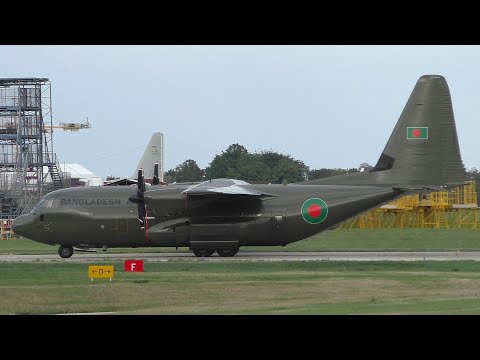 Bangladesh Air Force's 3rd C-130J Hercules 99-5480 at Cambridge Airport