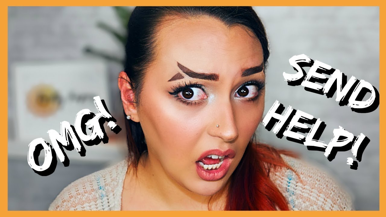 Fishtail Eyebrow Tutorial - YouTube