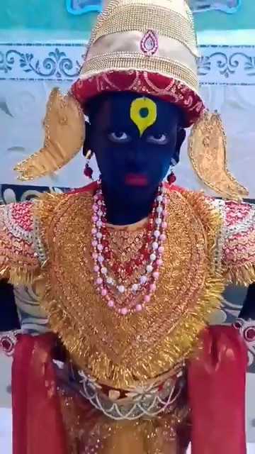 Vitthal makeup for kids || Vitthal getup for kids || fancy dress ...