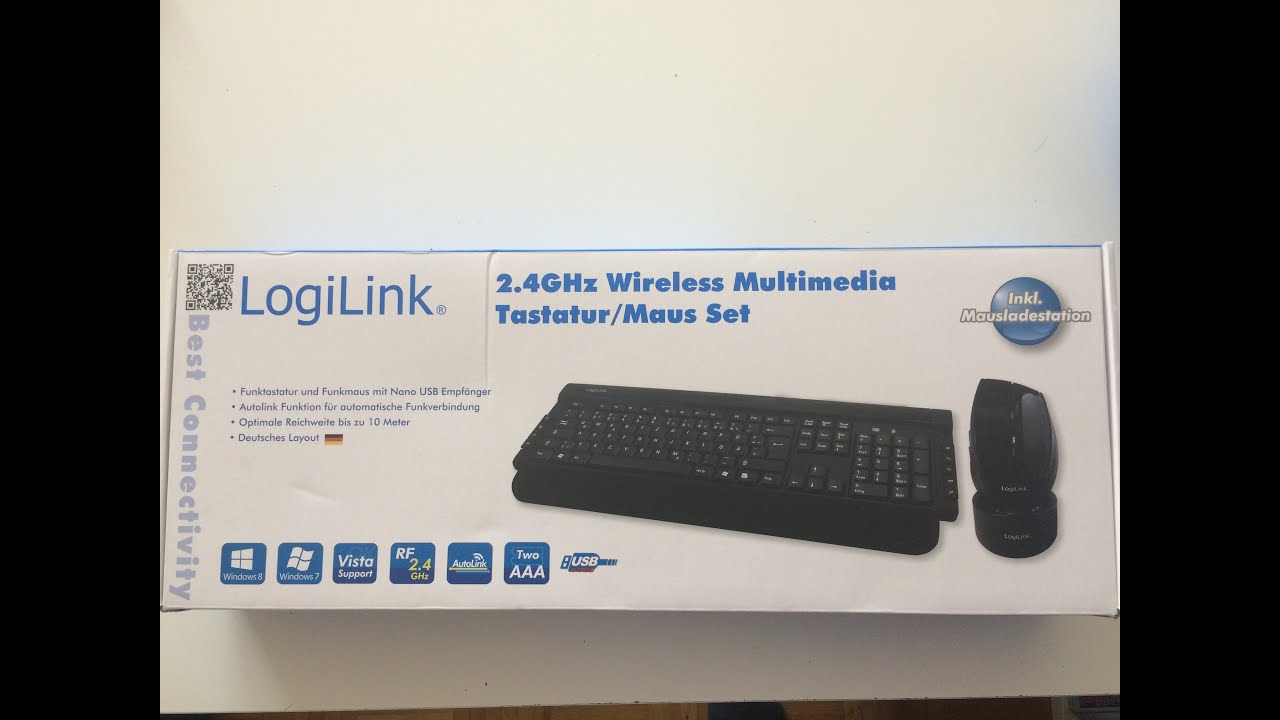 LogiLink Wireless Luxus Kombination ID0029 I Review und unboxing - YouTube