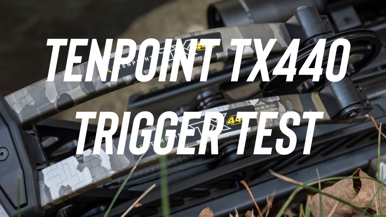 TenPoint TX 440 Crossbow Trigger Pull Test - YouTube