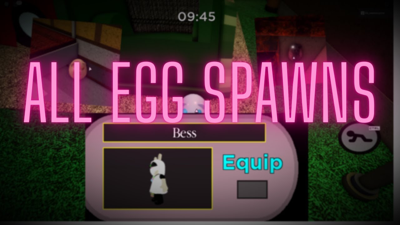 Roblox Piggy EGG HUNT ALL SPAWN LOCATIONS - YouTube