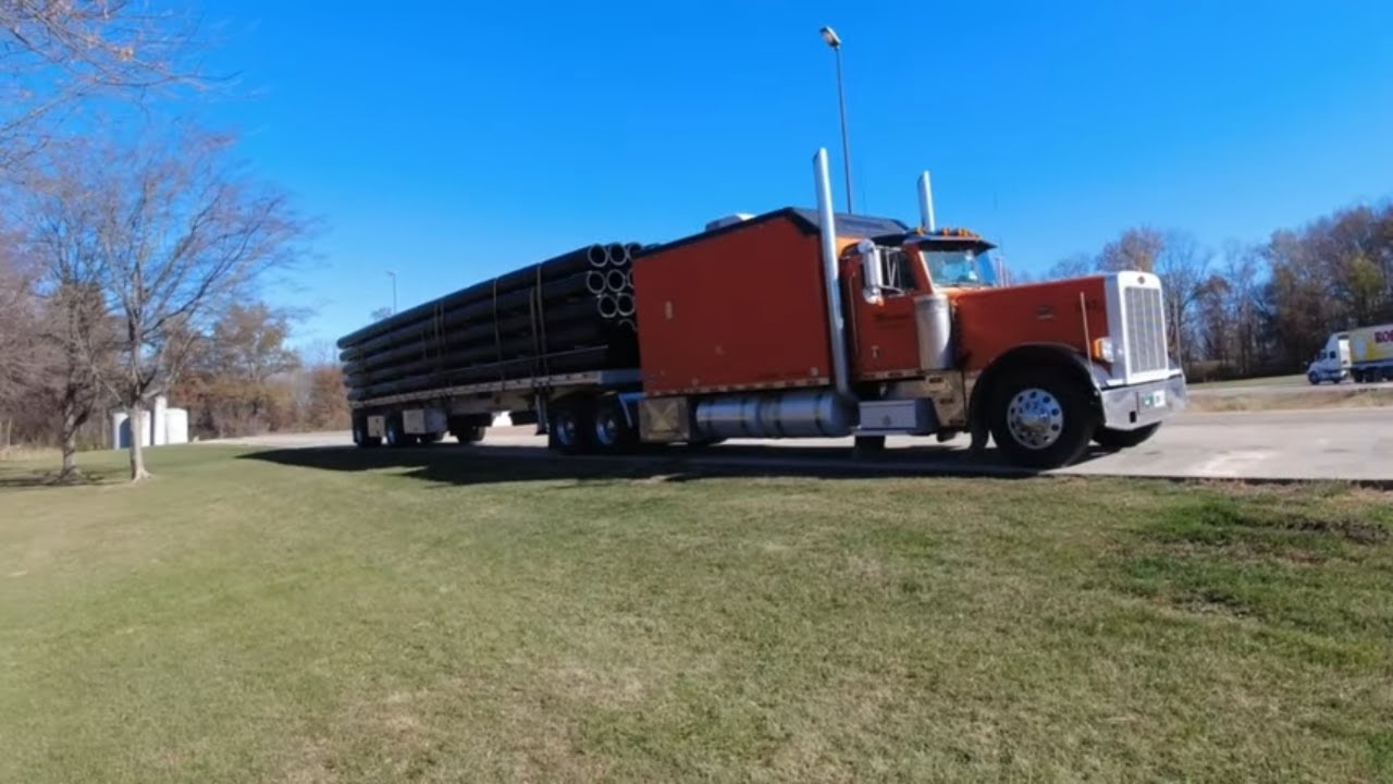 #625 How to Truckstop Parking The Life of an Owner Operator Flatbed ...