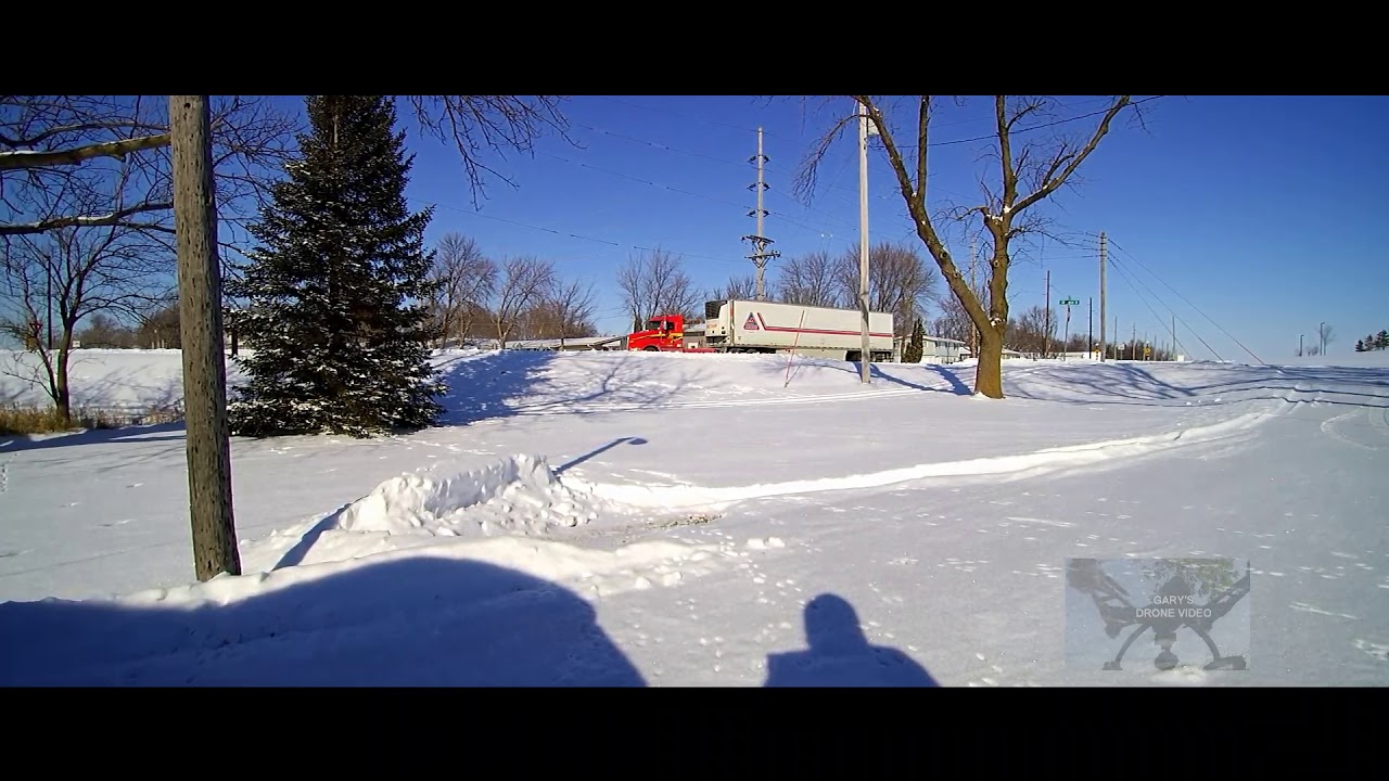 Fresh Snow - Flying at Zero Degrees - Q500 4k Drone - YouTube