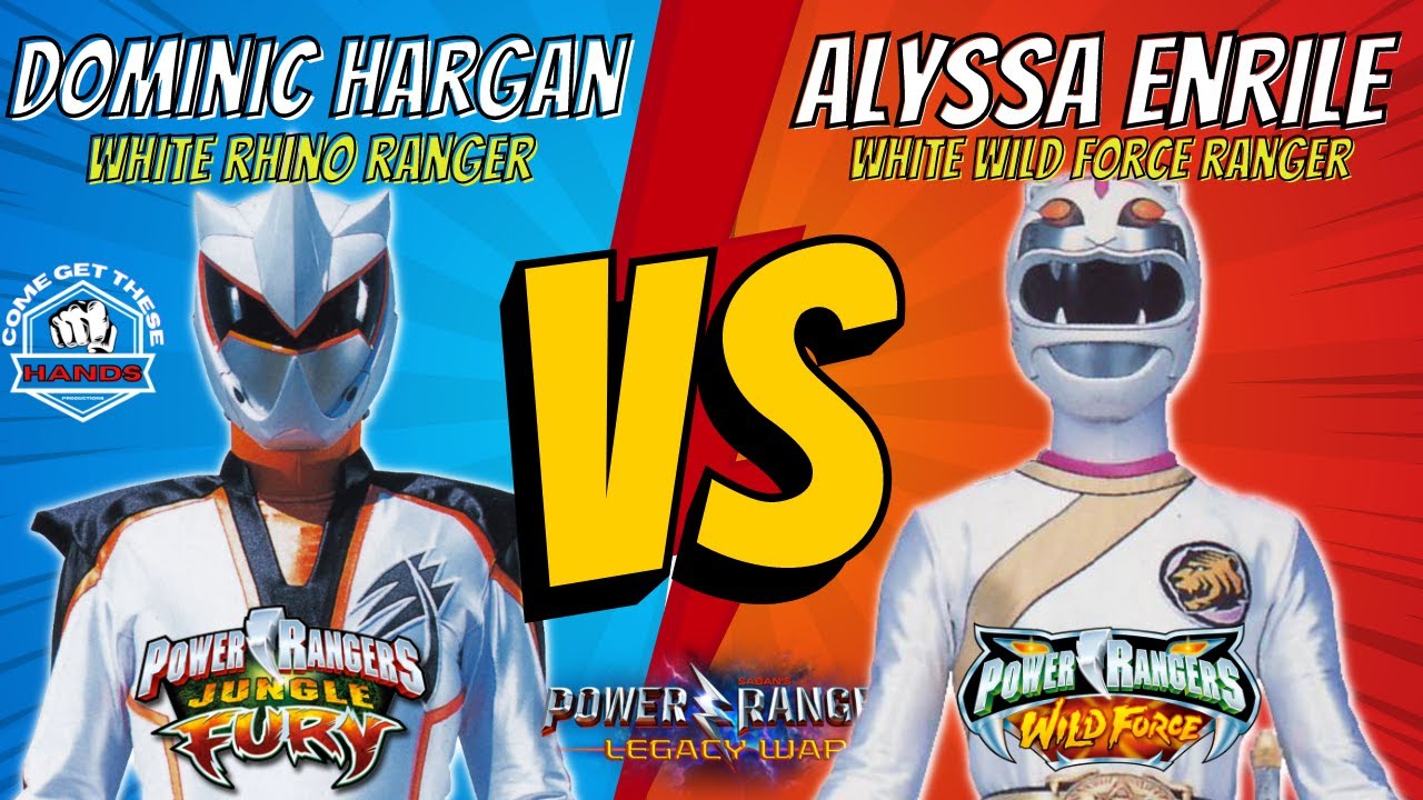 Power Rangers Legacy Wars | Dominic Hargan White Rhino Ranger Vs Alyssa ...